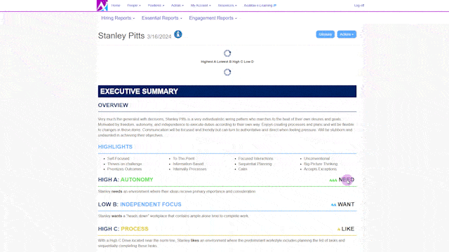 AcuMax Empower - AcuMax Index